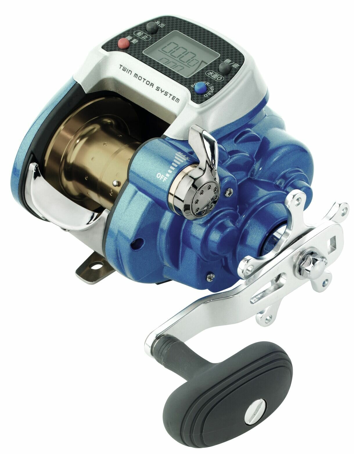 Катушка для спиннинга мультипликаторная WFT Electra 700PR BIMOTOR для поплавочной удочки карповая инерционная для фидера с байтранером,5ш. п.