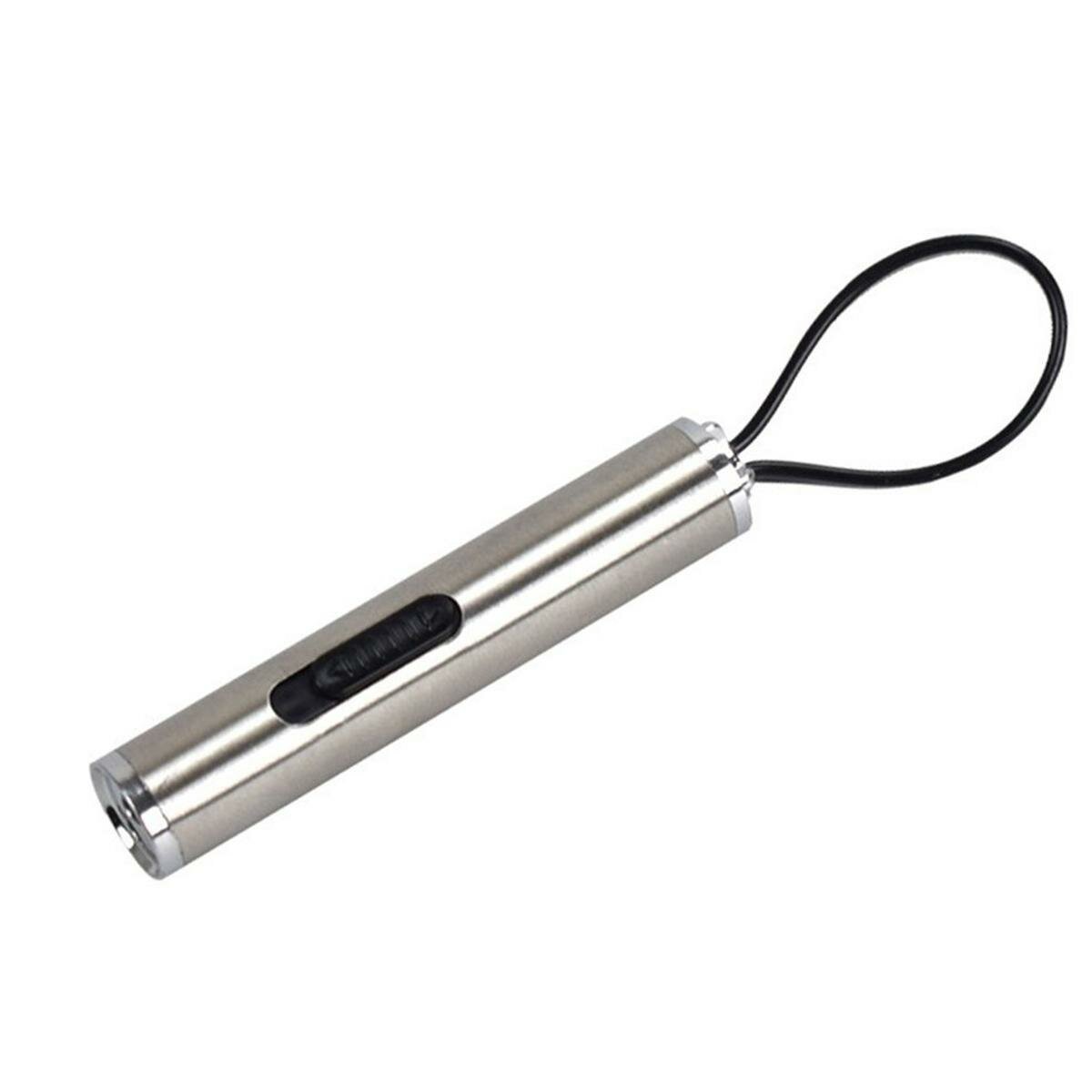 Мини УФ-фонарик Детектор денег Фонарик Портативный Ночной Дневной Светильник Серебряный