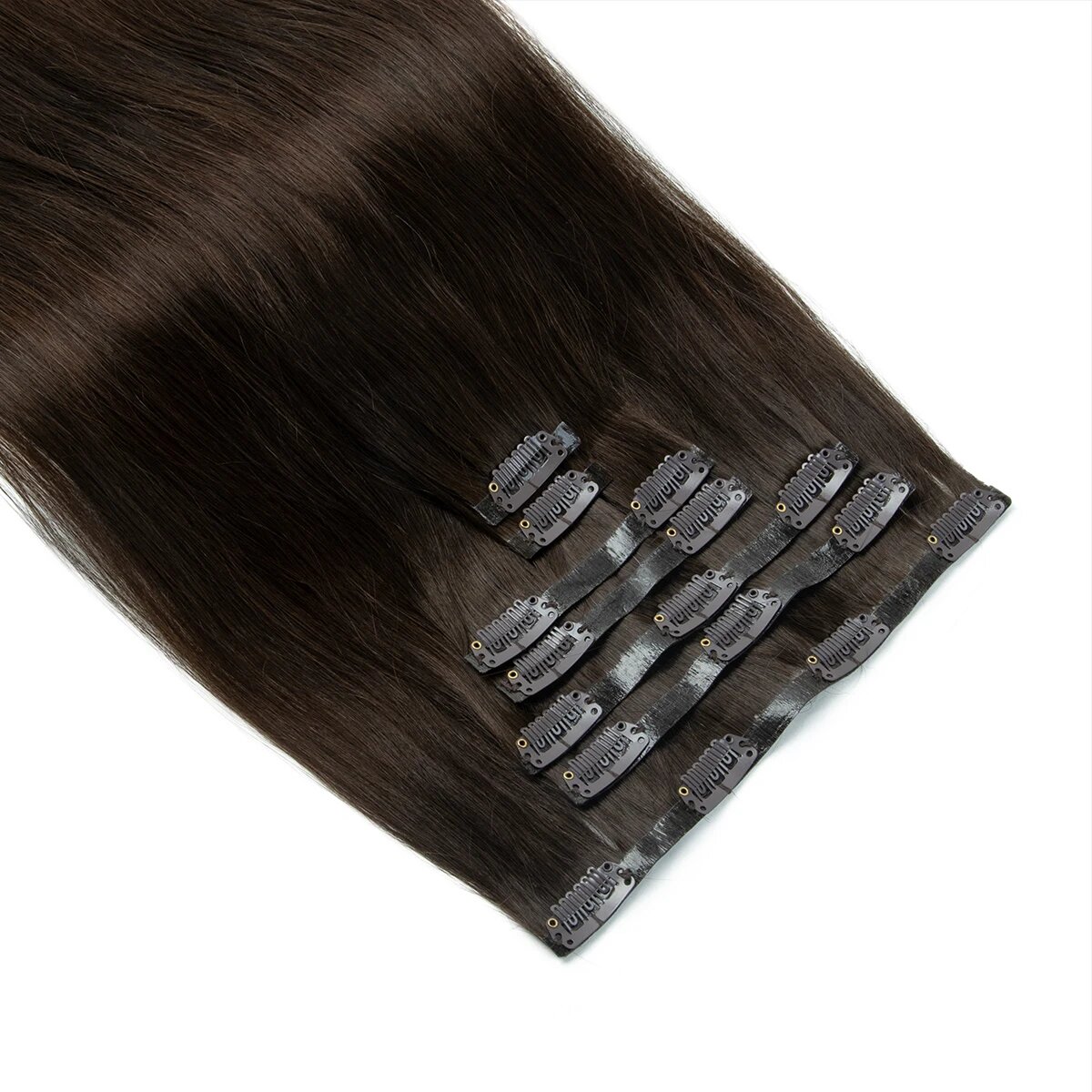 VADES пряди для наращивания волос Remy 24 дюйма 120г коричневые 02, 24 inch 120g