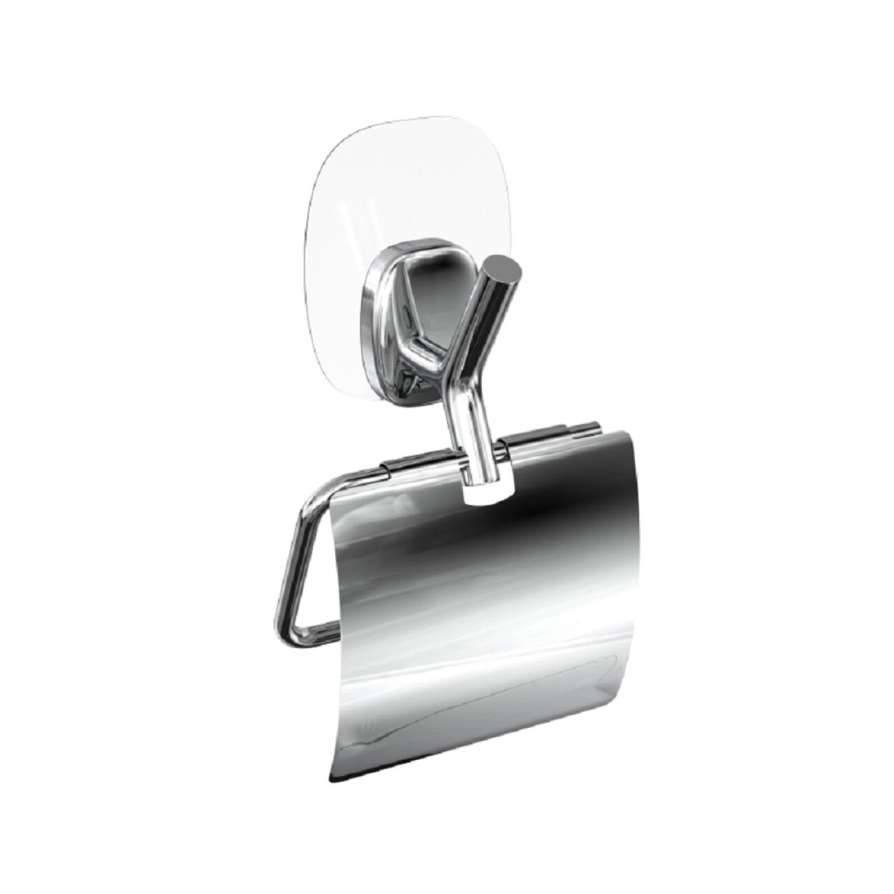 Nature держатель для туалетной бумаги с крышкой, хром настенный монтаж для ванной