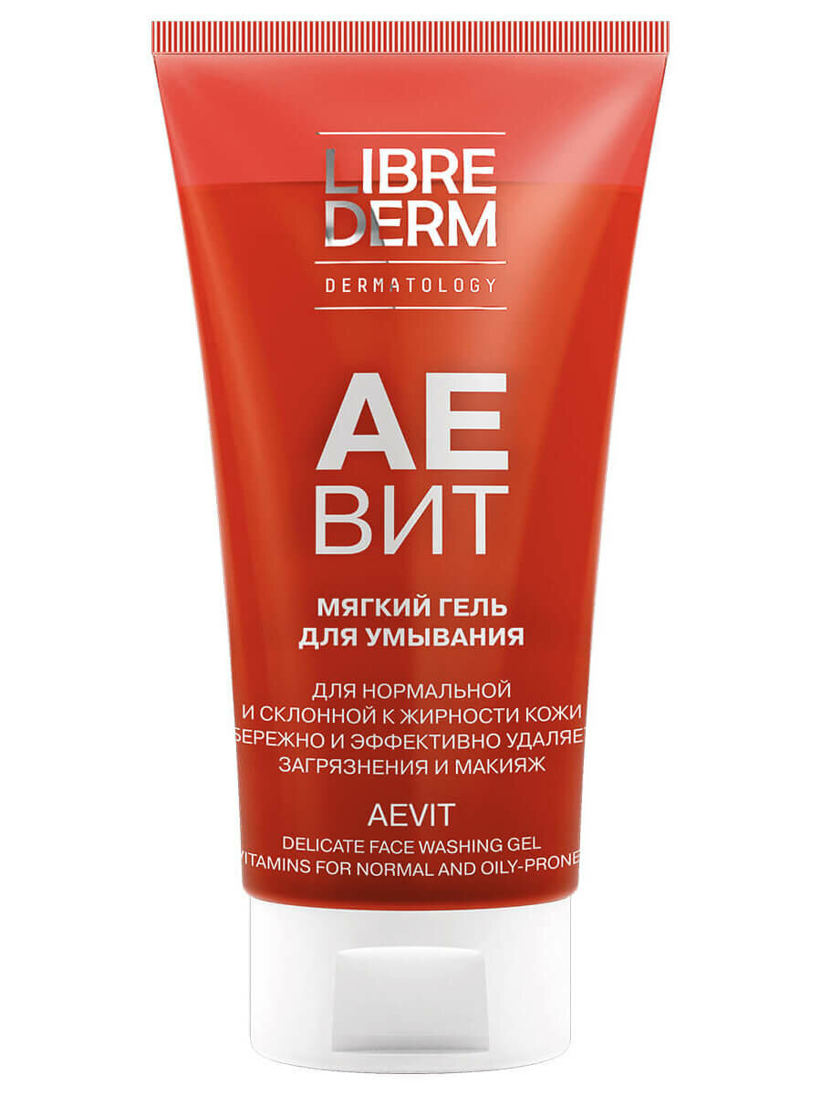 Гель мягкий для умывания, аевит, 150 мл, LIBREDERM