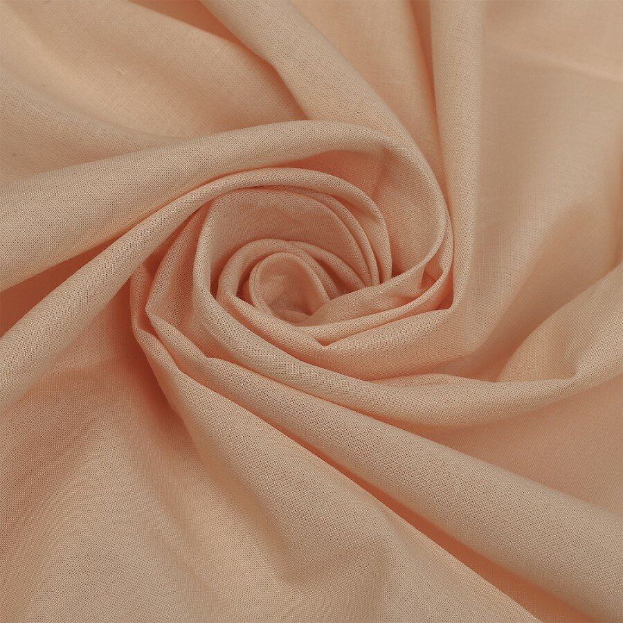 Ткань Батист 72 г/м² 100% хлопок шир.150 см TBY. Bt.19 цв. персиковый уп.2м