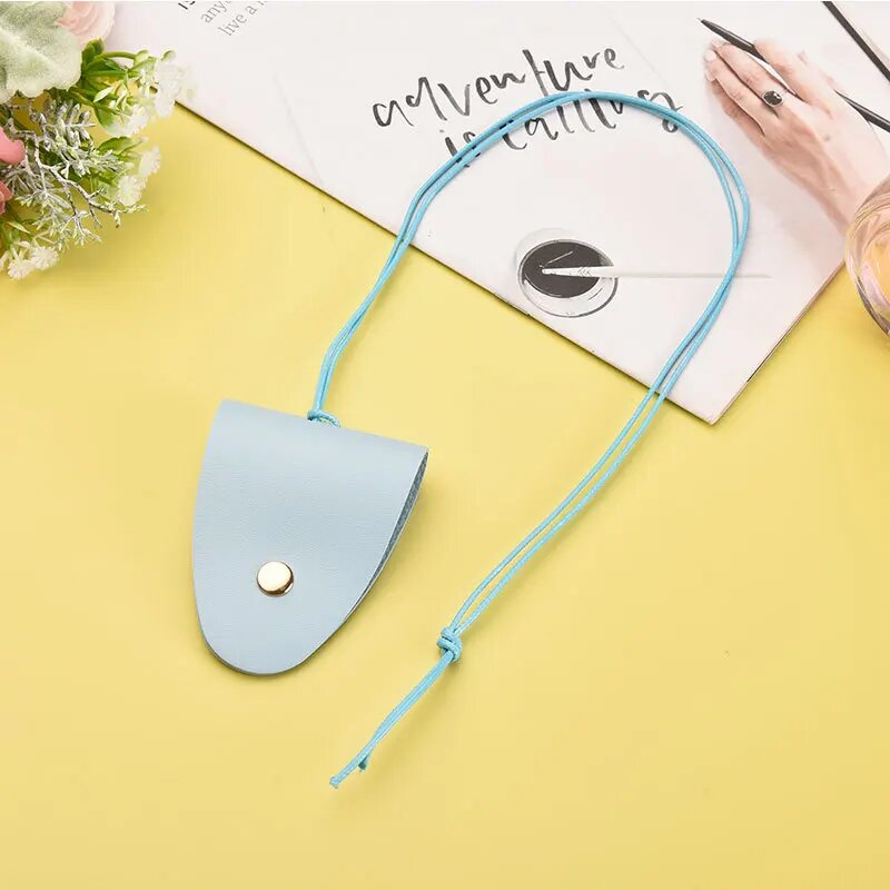 KLASSNUM чехол для очков из искусственной кожи Голубой, Sky blue