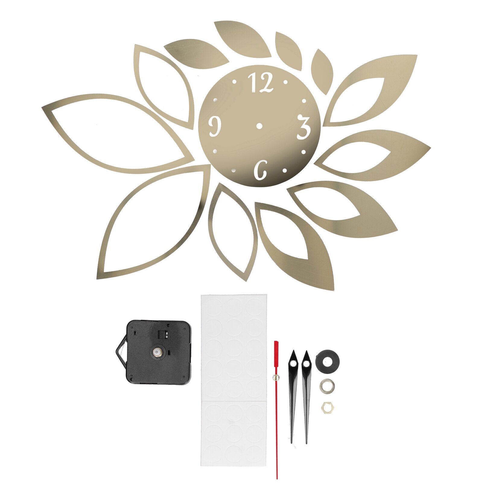 DIY зеркало настенные наклейки на стены часы современный декор для домашней гостиной фон Stickergold