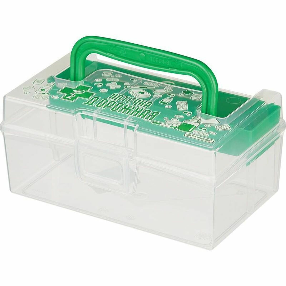 Контейнер для аптечки "Аптечка дорожная", 0.8л, 170х108х78мм