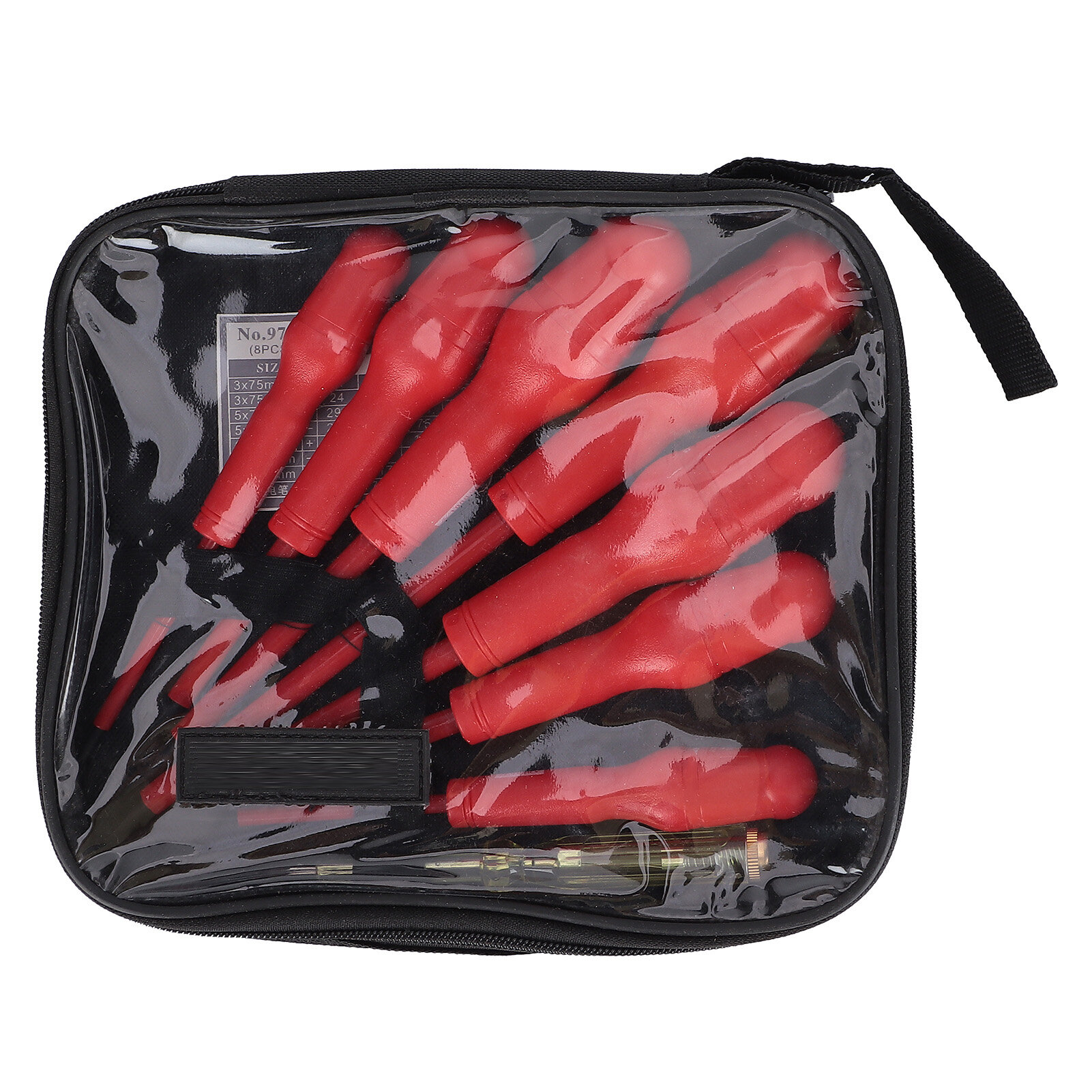 Набор из 8 изолированных отверток с магнитами для электрика, инструментов для ремонта на открытом воздухе, комплект 9701