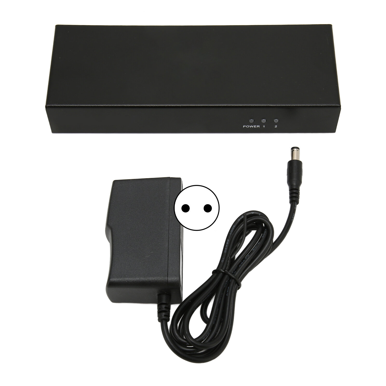 Разветвитель DVI, выход 1 в 2, поддержка 30 36-битных цветов, передача без потерь цвета 4K, два монитора, распределительный дубликатор, 100 240 В, вилка европейского стандарта