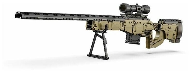 Double E CaDA C81053W Снайперская винтовка Sniper Rifle AWP, 978 дет.