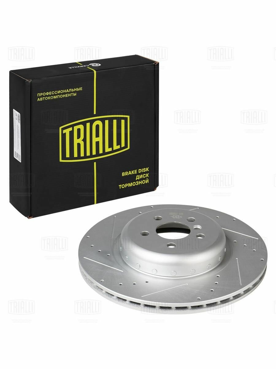 Диск тормозной задний вентилируемый для а/м BMW 7, X4, X5, Trialli DF010SP