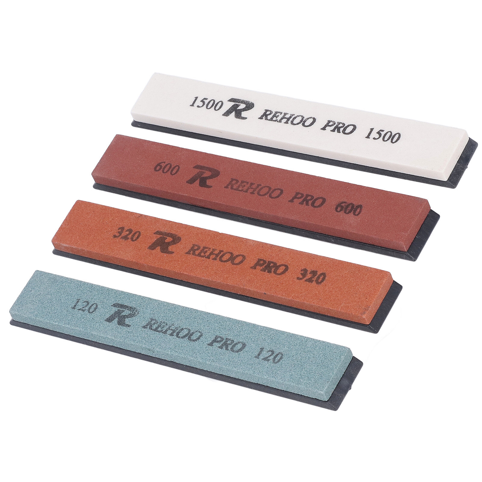 4 шт. камень для заточки ножей с фиксированным углом точильный камень набор точилок для ножей 120 320 600 1500 зернистость водный камень