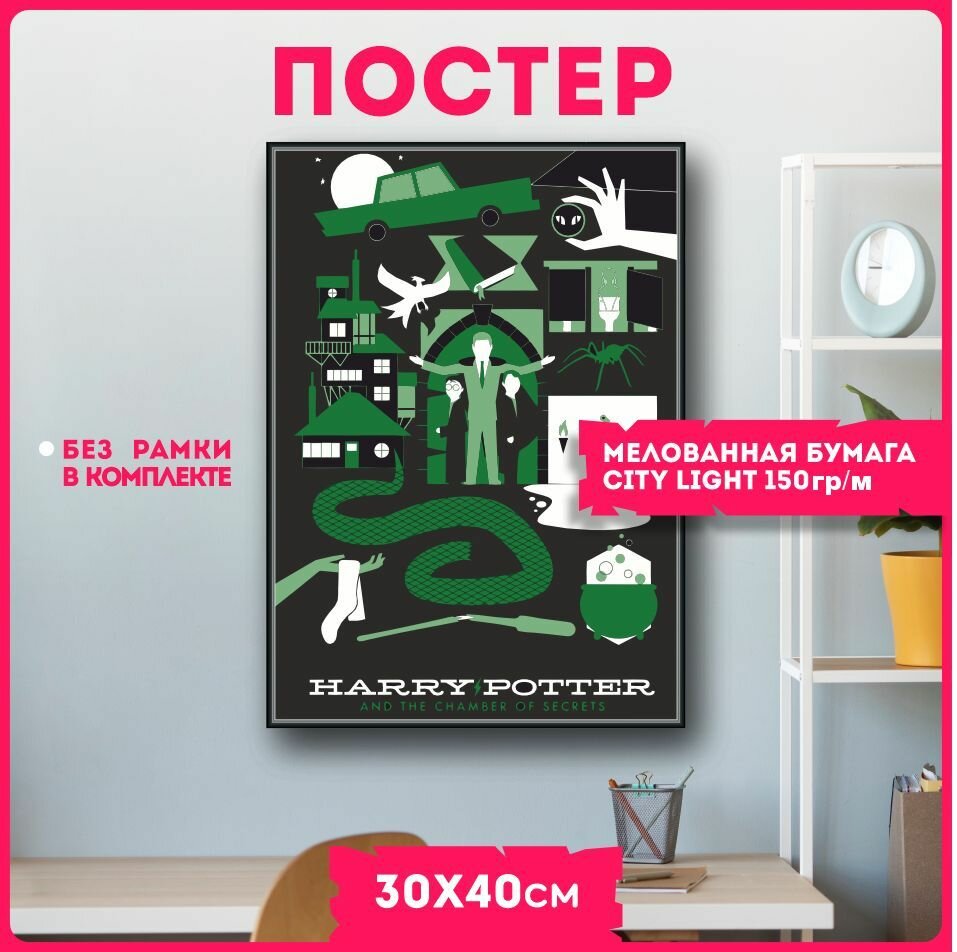 Постеры на стену гарри поттер harry potter hogwarts