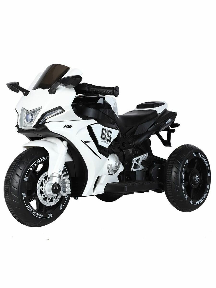 Детский трехколесный электрический мотоцикл с одним приводом