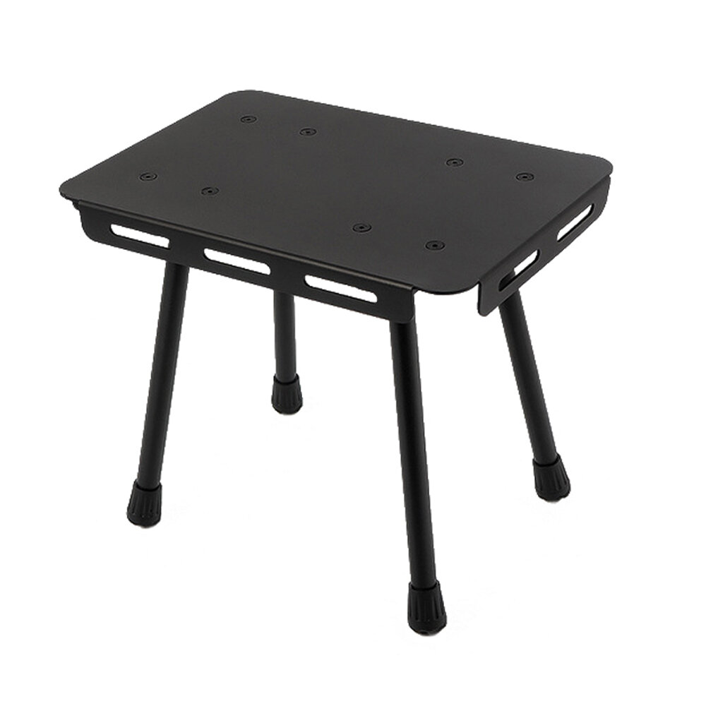 Outdoor Camping Portable Foldable Table Compact Detachable Teapoy Aluminum Alloy Fishing Stool Garden Picnic Rest