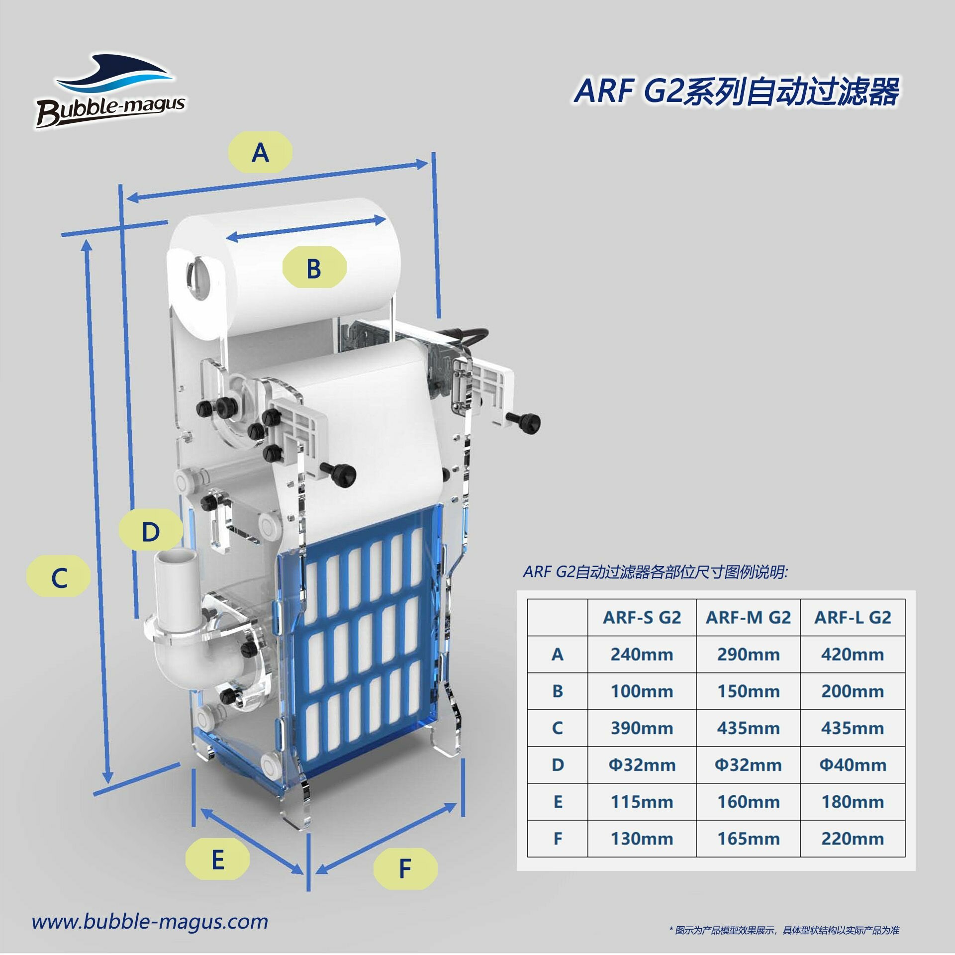 BUBBLE-MAGUS ARF M Автоматический рулонный фильтр