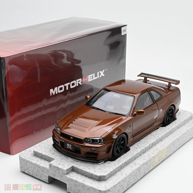 Машинка MH 1:18 Skyline GTR R34 CUSTOMIZED VERSION Full-Open