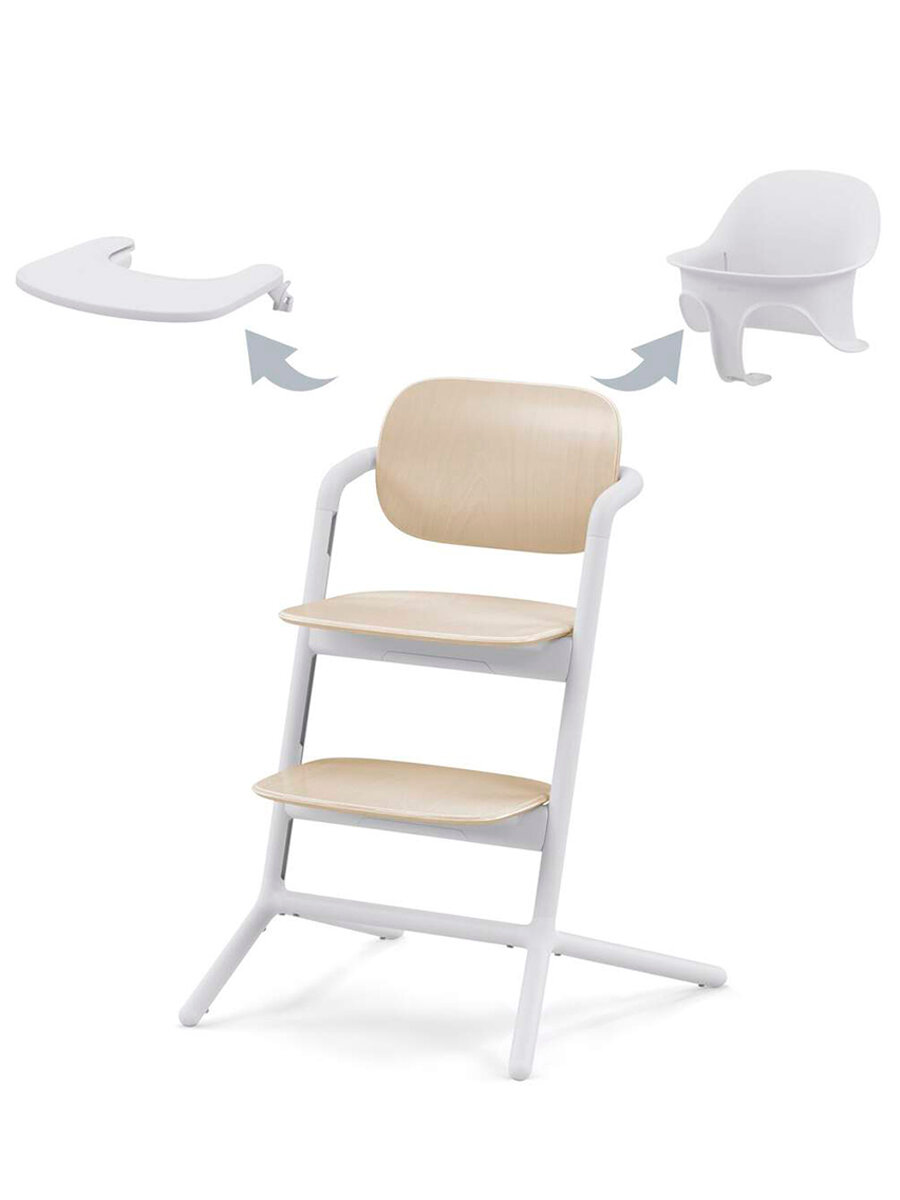 Стульчик для кормления Cybex Lemo, многофункциональный 3 в 1 , для детей от 6 мес sand white