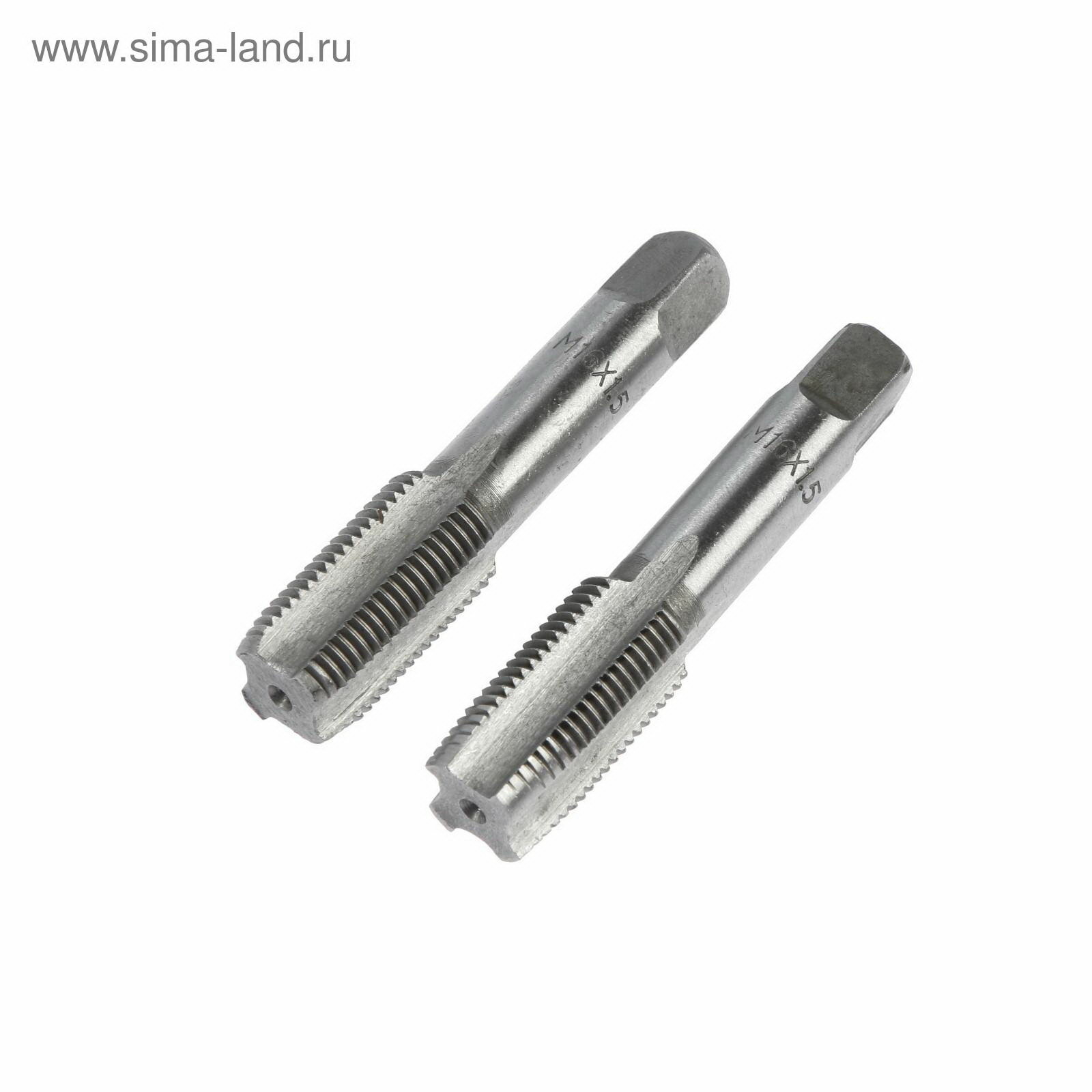 Метчики метрические ручные М16x1.5 мм, комплект из 2 шт, вид: метчик