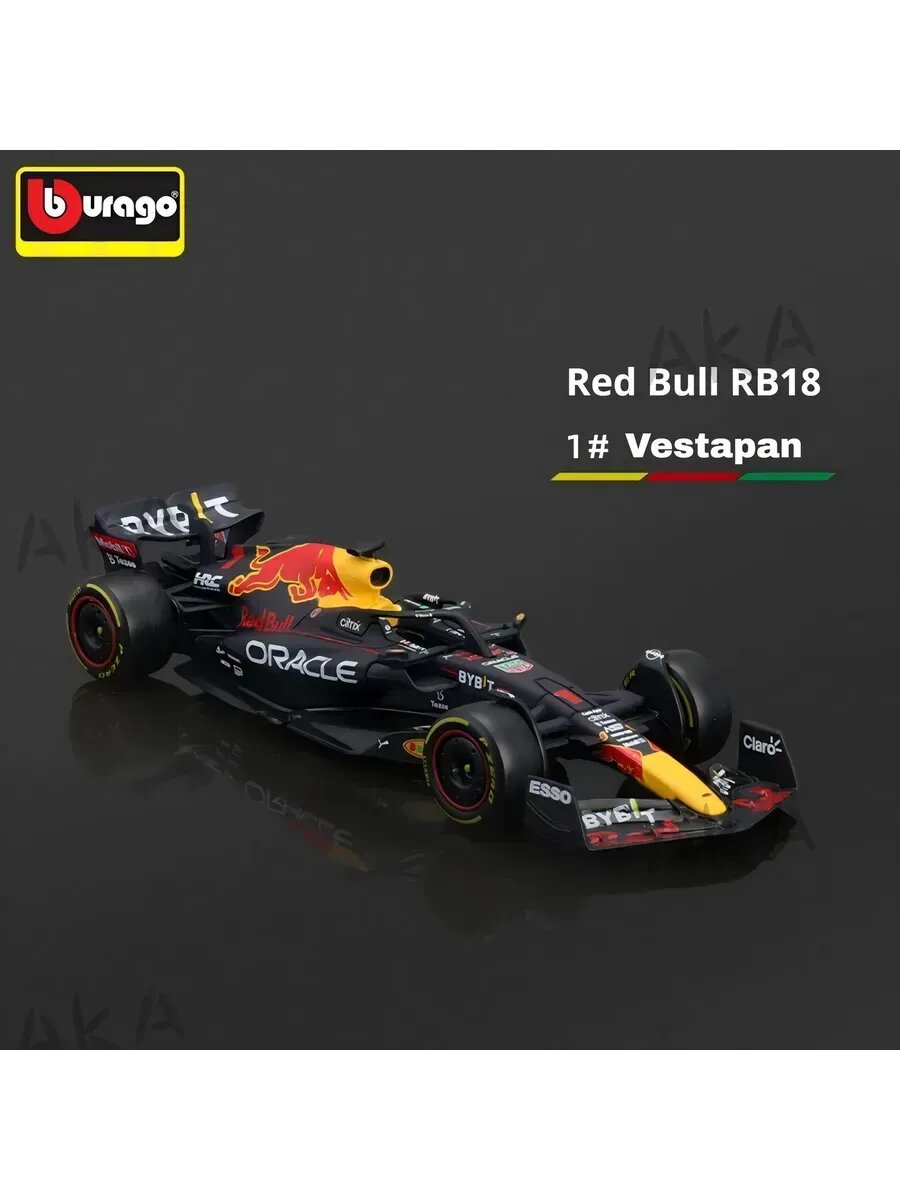 Коллекционная модель болида Формулы-1 Burago 1:43: RedBull