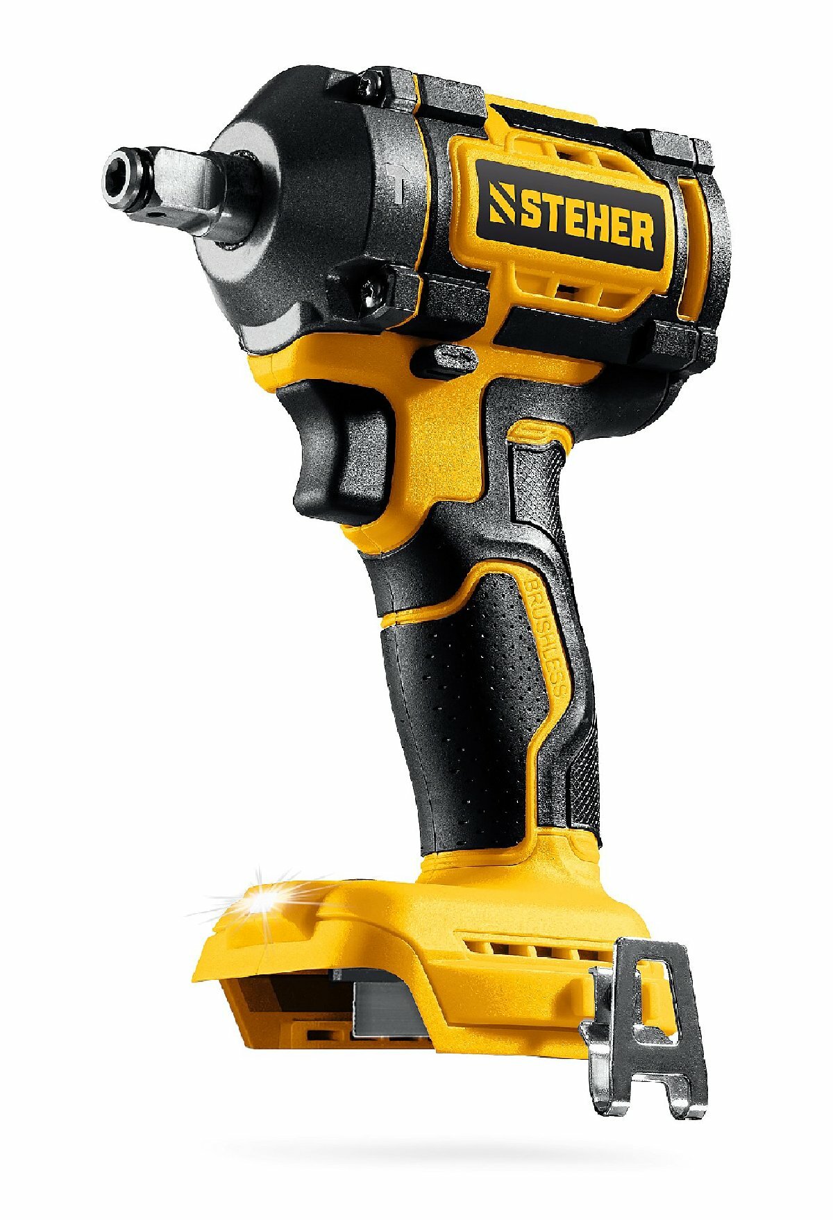 Бесщеточный ударный гайковерт STEHER 20 В 350 Н·м без АКБ 3 скорости крутящего момента 1/2 дюйма патрон