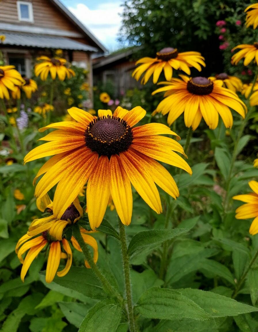 Семена Рудбекия Хирта декоративный многолетний 30 шт