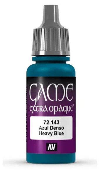 Краска Vallejo серии Game Color Extra Opaque - Heavy Blue 17 мл