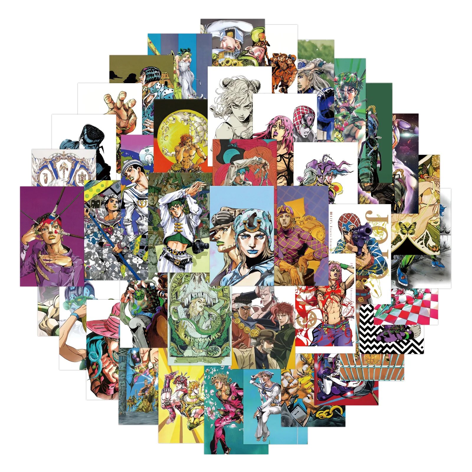 80 шт, мультяшные JOJO, чудесное украшение для приключений, канцелярские принадлежности «сделай сам», наклейка для мобильного ноутбука