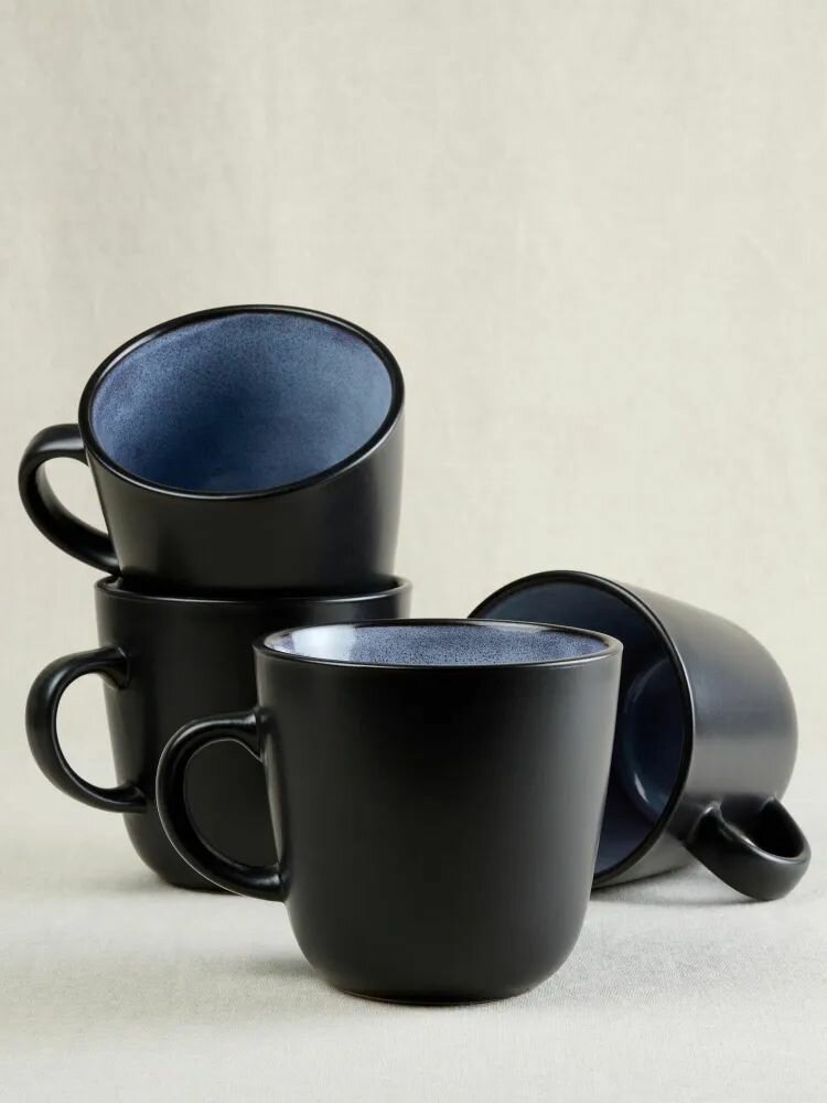 Набор кружек 4 шт. 420 мл "Флёр"