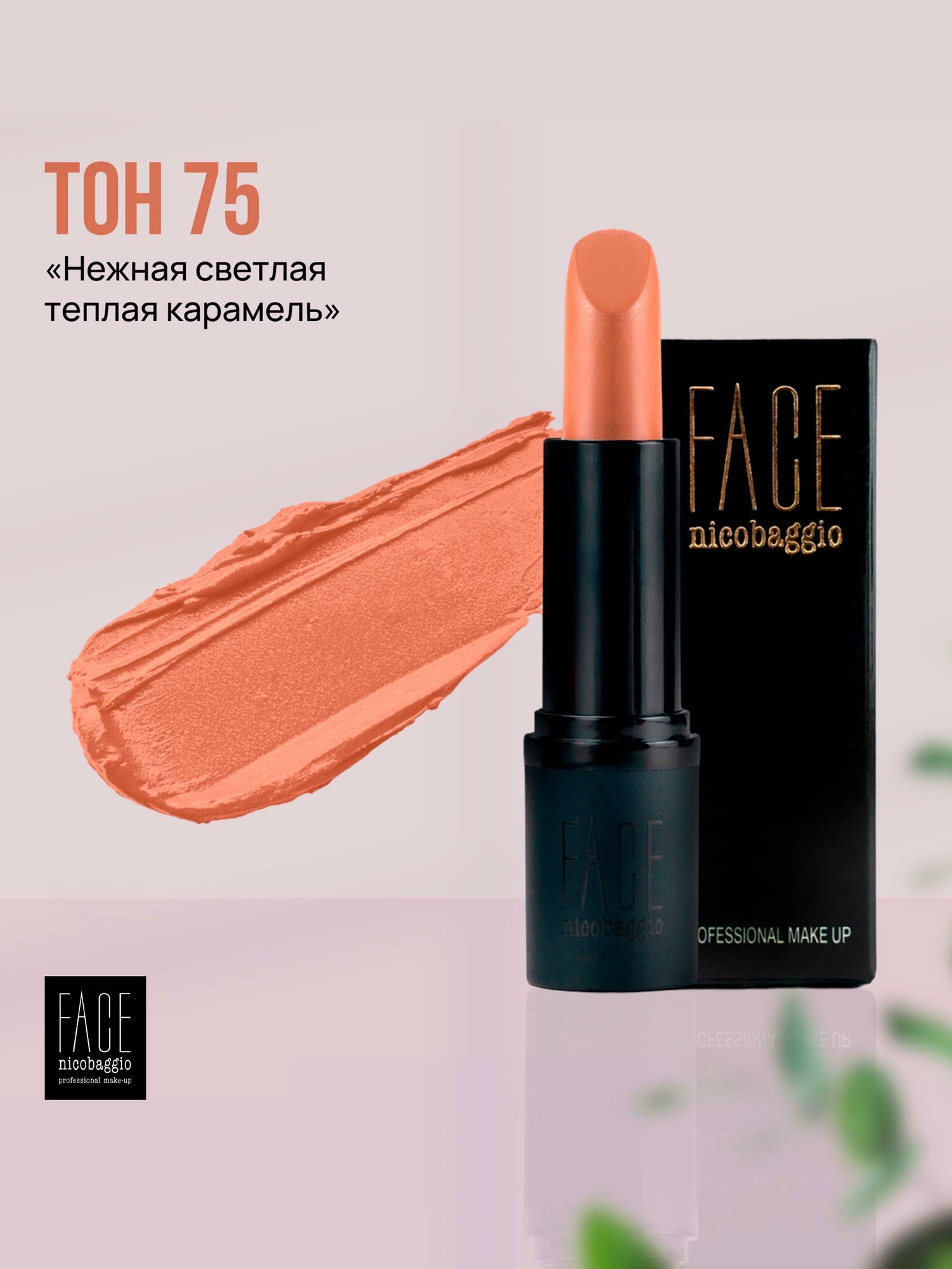 Помада для губ FACE nicobaggio professional make-up LIP STICK