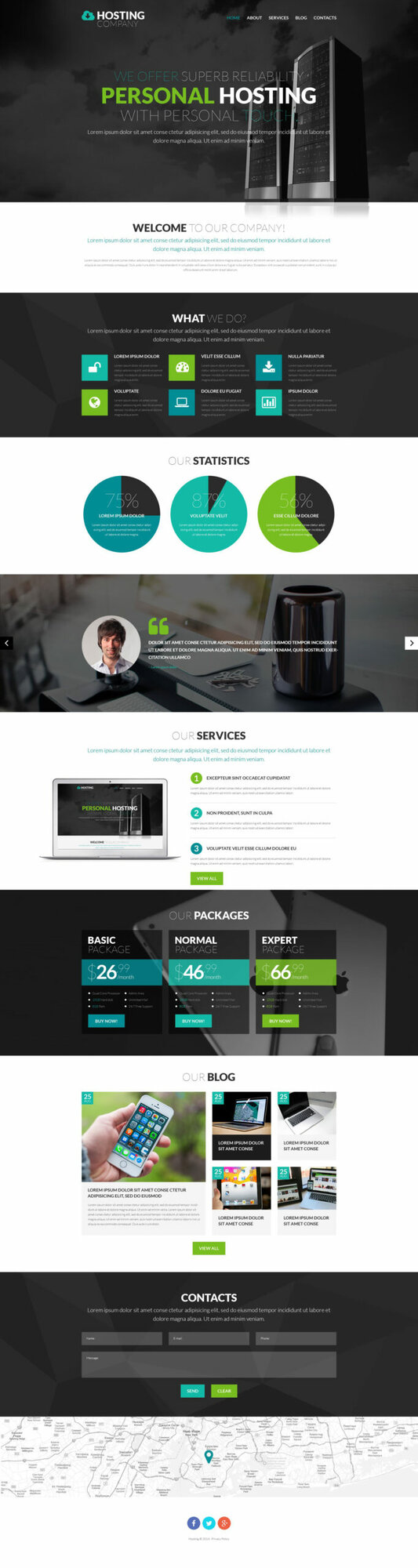 Подарочный сертификат на Шаблон для сайта Вордпресс с демоконтентом Hosting Provider WordPress Theme