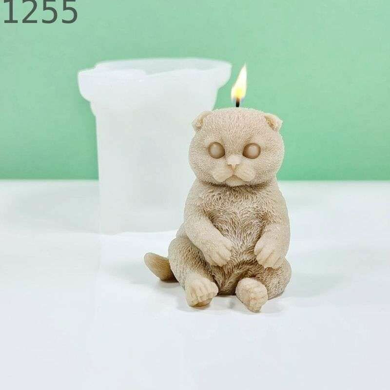 Силиконовые формы Для изготовления ароматических свечей и аксессуаров в форме собак