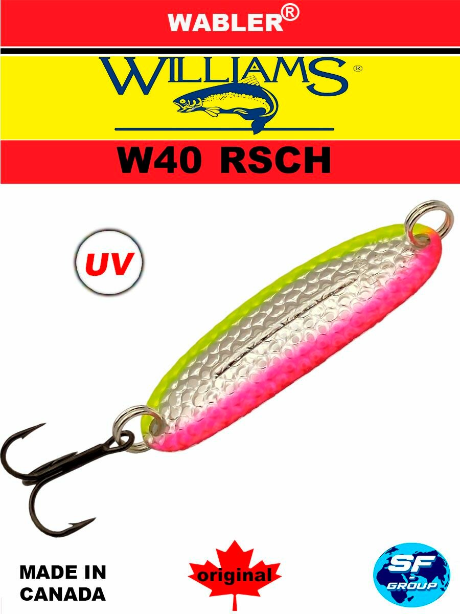 Блесны Williams Wabler W40RSCH-RSCH