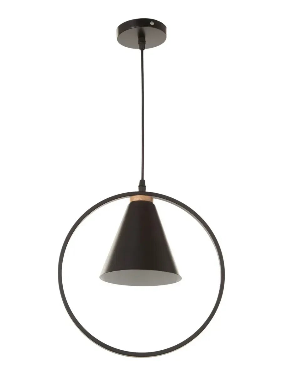 Светильник Конус 1х40Вт Е27 черный/бронза 30х14,5х30(+100)см