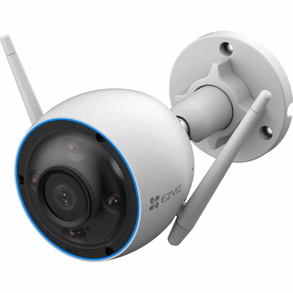 IP-камера Ezviz "CS-H3", 5 MP, цилиндрическая, уличная, белая