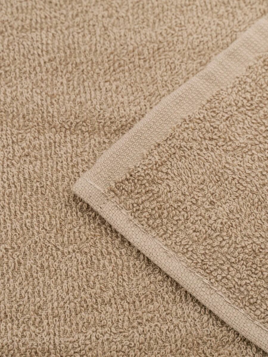 Полотенце для рук Монохром махровое бежевый хлопок 30х50см Василиса