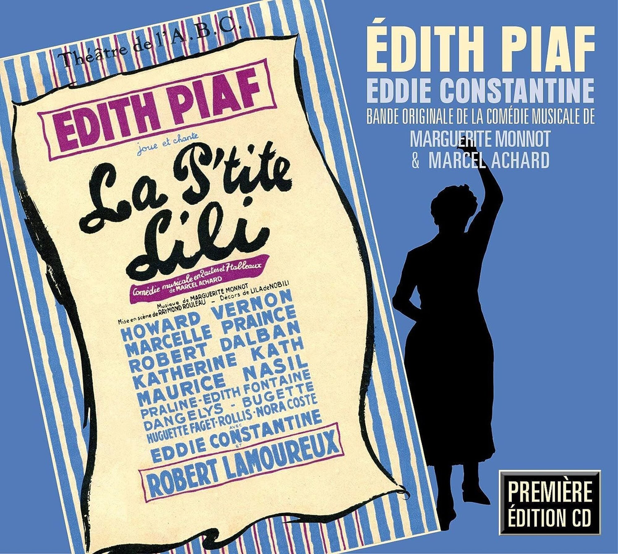 Audio CD Edith Piaf, Eddie Constantine. La P'tite Lili (CD, Compilation)