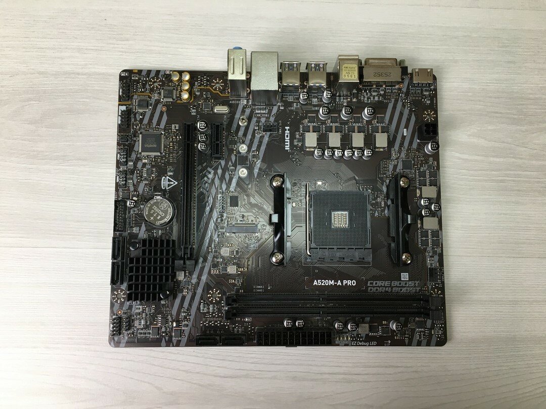 Материнская плата S-AM4 MSI A520M-A PRO, A520/2DDR4/DVI/HDMI/mATX
