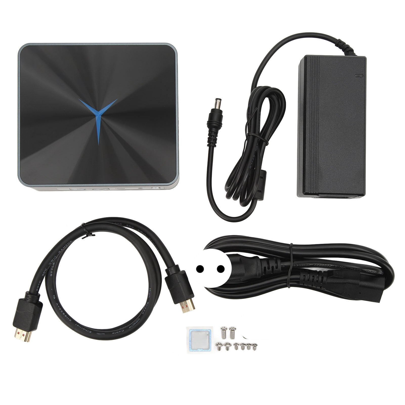 Мини-компьютер, 4 ядра, 8 потоков, 3,9 ГГц, 64 ГБ, HD-дисплей, мини-настольный ПК для Intel Core I5 8260U, 100 240 В, вилка европейского стандарта