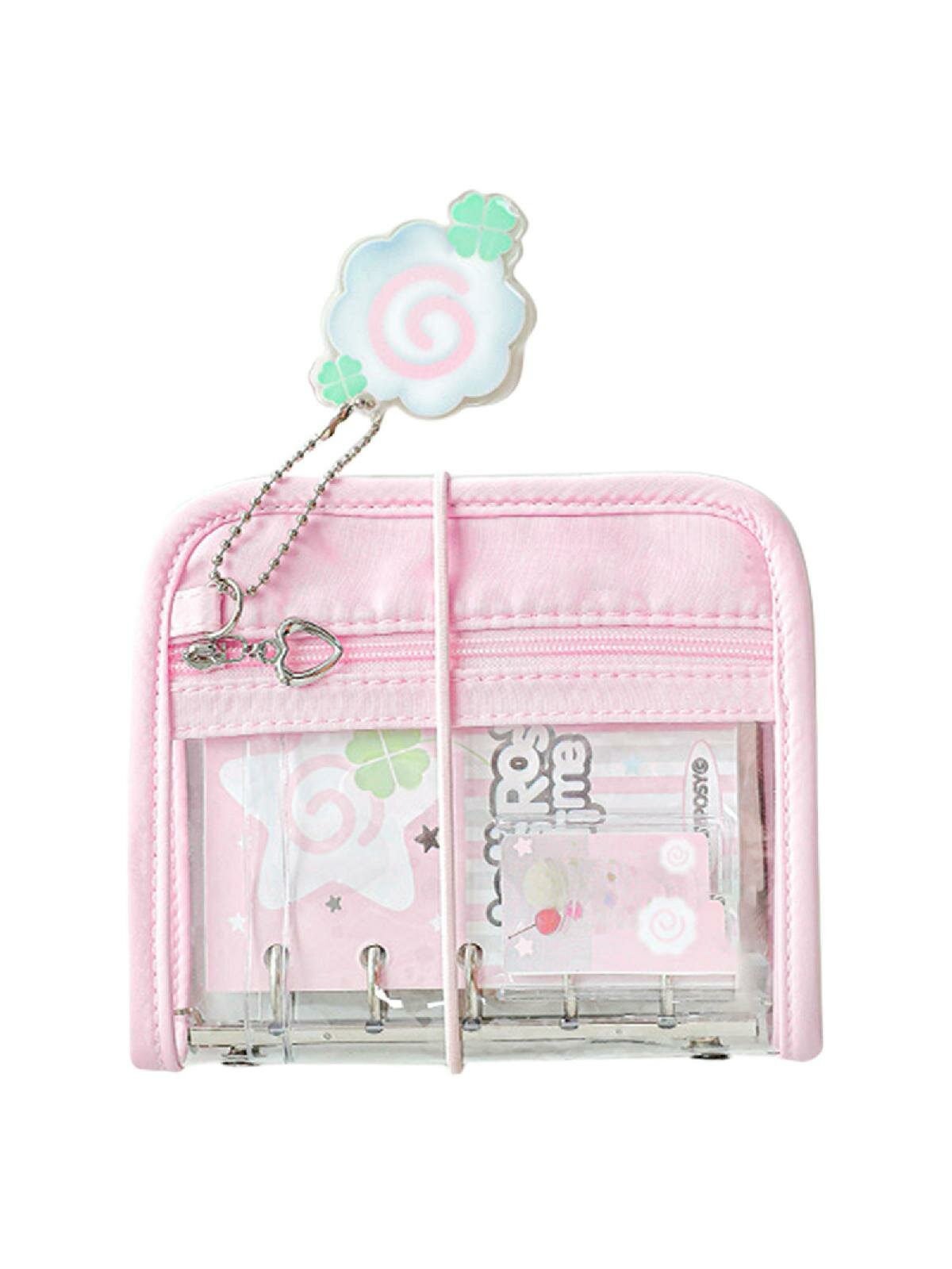 Многоразовый блокнот в переплете на 5 колец с обложками из ПВХ на 5 отверстий с бумагой