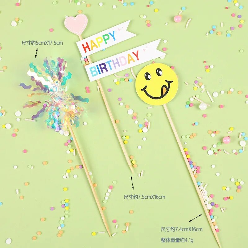 Флажки для торта Baby Shower 09