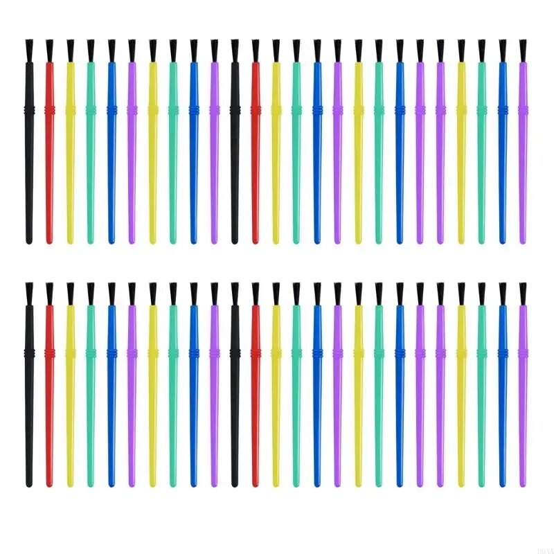 50 шт. набор маленьких кистей для акварельных нейлоновых кистей для волос, набор кистей для рисования и художественных принадлежностей для детальных произведений искусства