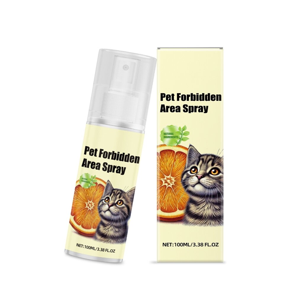 1 флакон спрея-репеллента для домашних кошек repellent