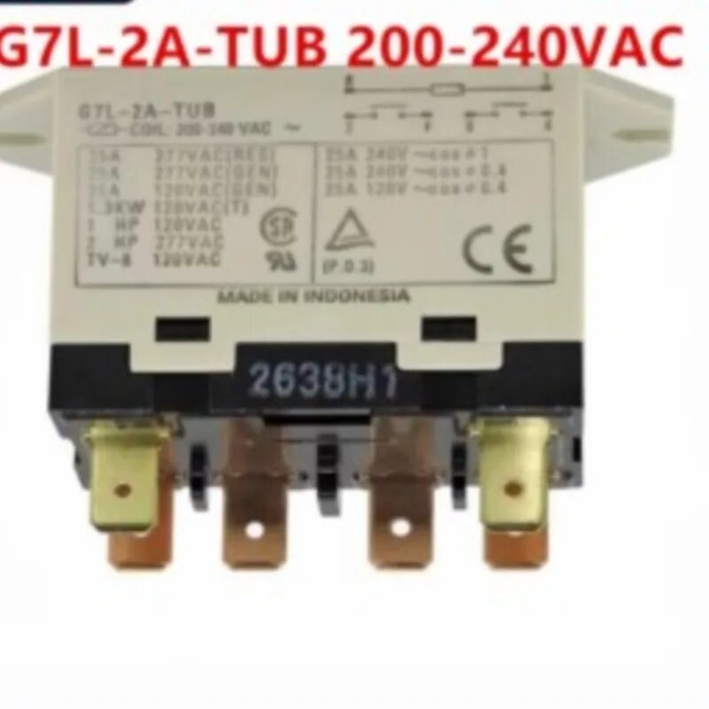 Реле мощности ICprovider G7L-2A-TUB 200-240VAC