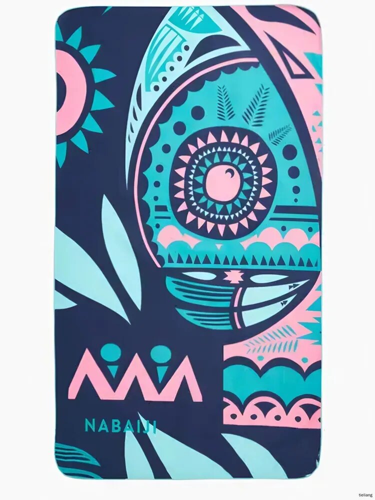 Спортивное полотенце из микрофибры L 80x130см Nabaiji розовое