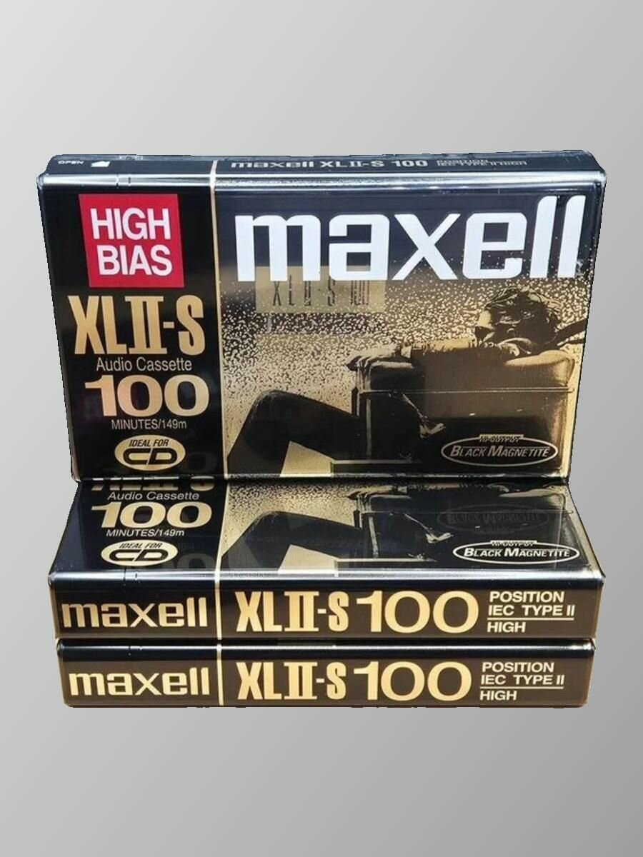 Аудиокассета Maxell XLII-S 100 chrom 2000 - 2001 г. в Япония (1 шт, 100 мин)