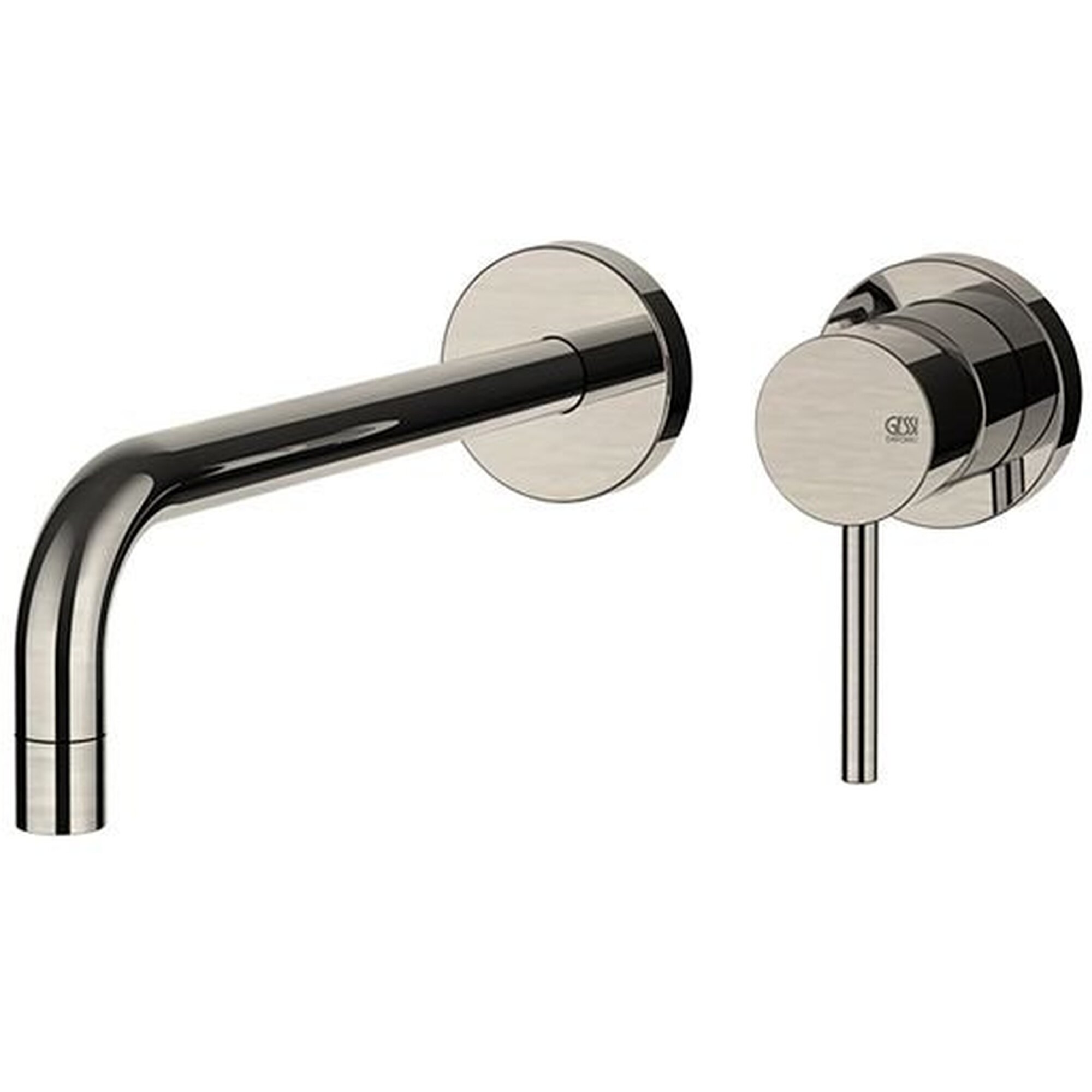 Смеситель Gessi (Гесси) Emporio Via tortona для раковины, встраиваемый, излив: 22.5 см, цвет: Finох Вrushеd Niскеl 44825№ 149
