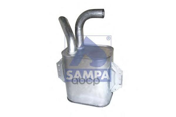 Глушитель MERCEDES Atego 712-1517 дв. OM904LA прямоугольный SAMPA SAMPA арт. 010.455