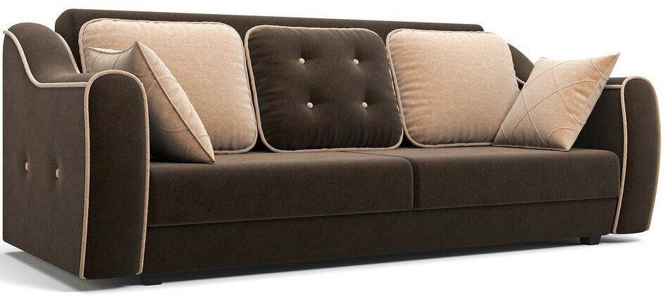 Диван Mebel-ars Френсис Кордрой темный Размеры: Высота 900мм Глубина 1050мм Ширина 2330мм