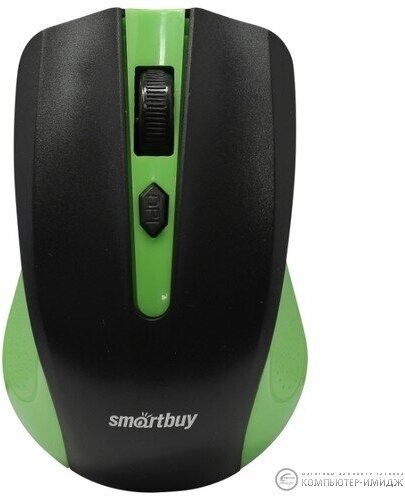 Мышь беспроводная Smartbuy ONE 352 зелено-черная [SBM-352AG-GK]