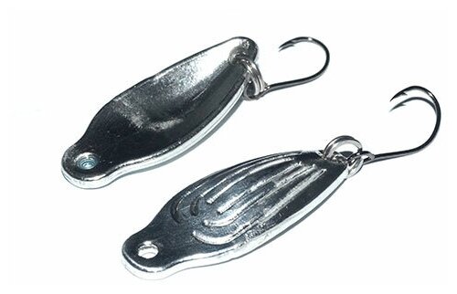 Блесна микроколебалка "Жук" 1,6г, L-2,4см (цв.00 серебро)