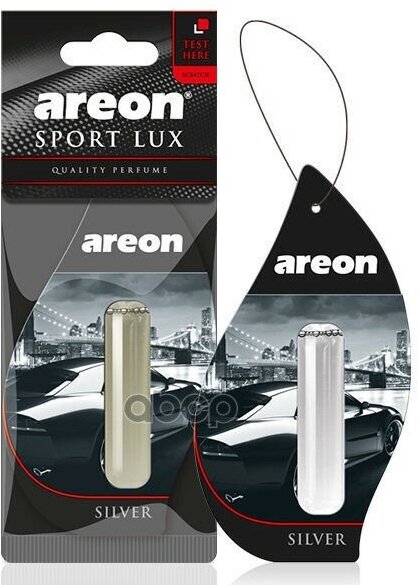 Освежитель (ароматизатор) подвесной жидкий AREON LIQUID LUX Silver 5мл (288) AREON арт. 704LX02 - высокое качество